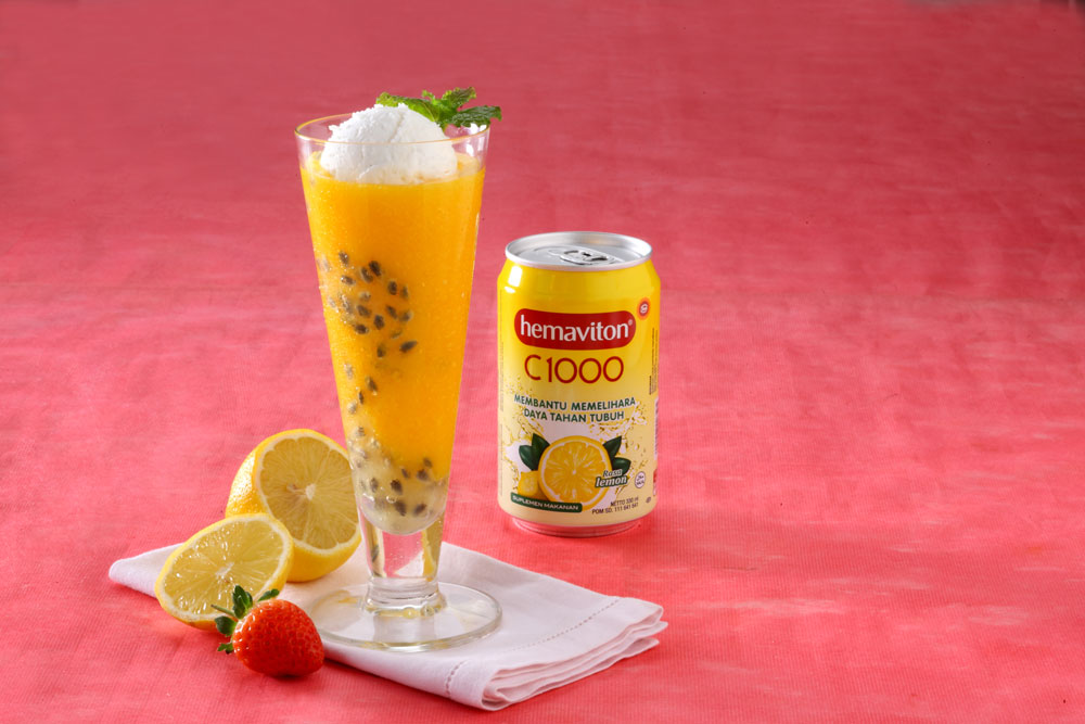 Resep Buah Tropis: Ice Manggo Markisa Lemon | hemaviton